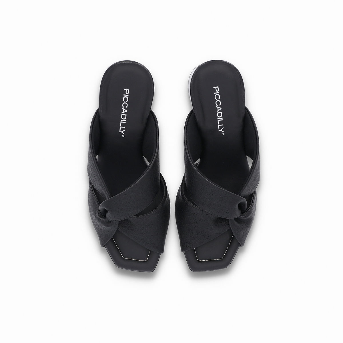 Tamanco Flavia Salto Alto Preto - PICCADILLY Tamanco Flavia Salto Alto Preto - PICCADILLY