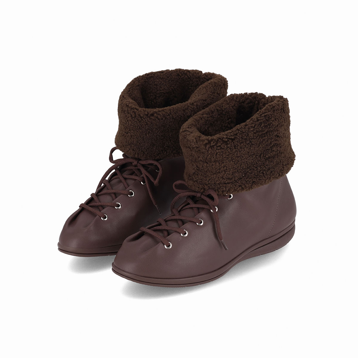 Bota Sandy Cano Curto Anabela Baixo Madeira - PICCADILLY